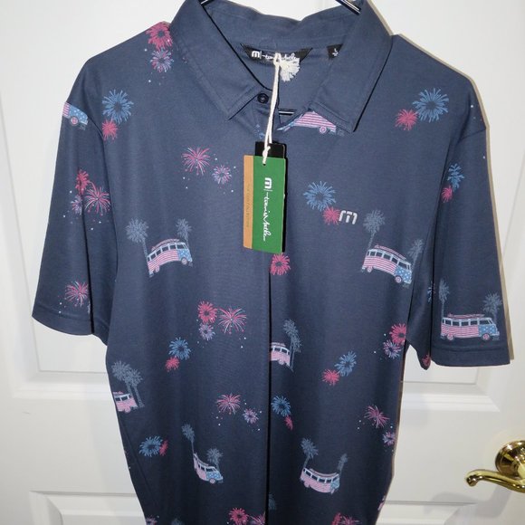 Travis Mathew | Shirts | Travis Mathew Firework Display Golf Polo Shirt ...